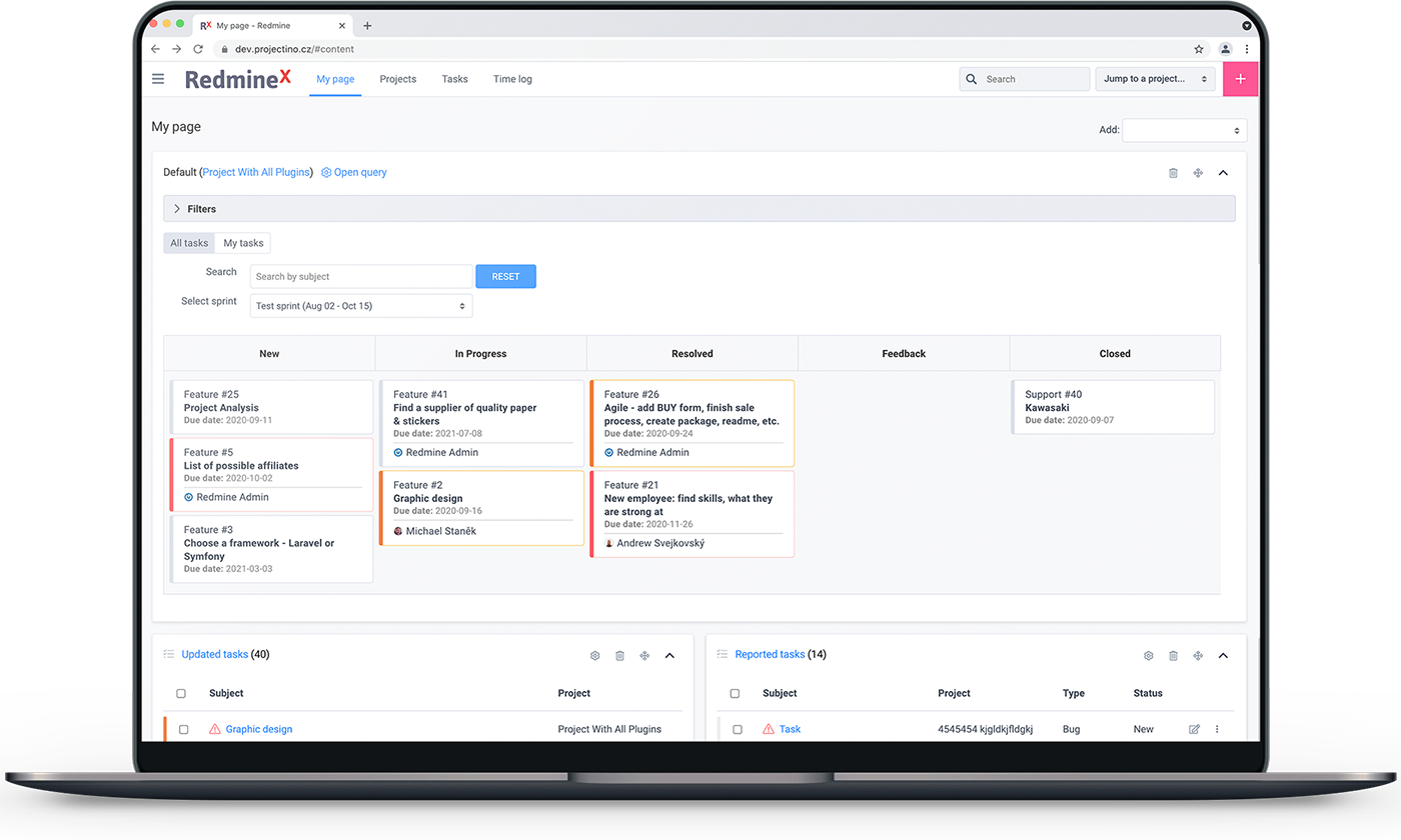 Redmine Agile My Page Module Redminex Redmine Plugins And Solutions 3439